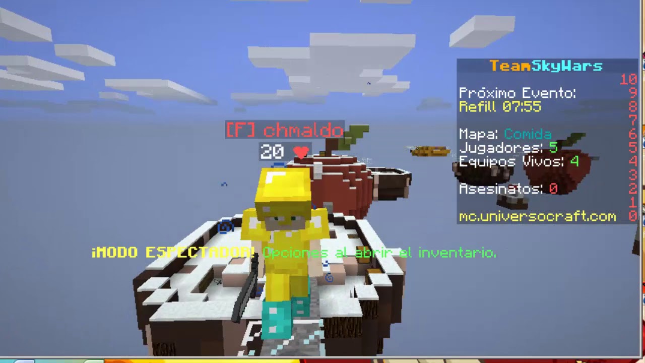 como entrar a universocraft/minecraft. - YouTube