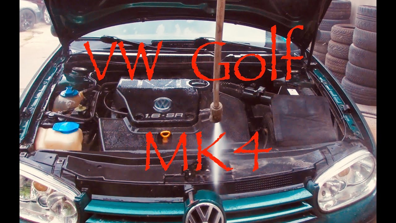 Cleaning very dirty Volkswagen Golf MK4 4K - YouTube
