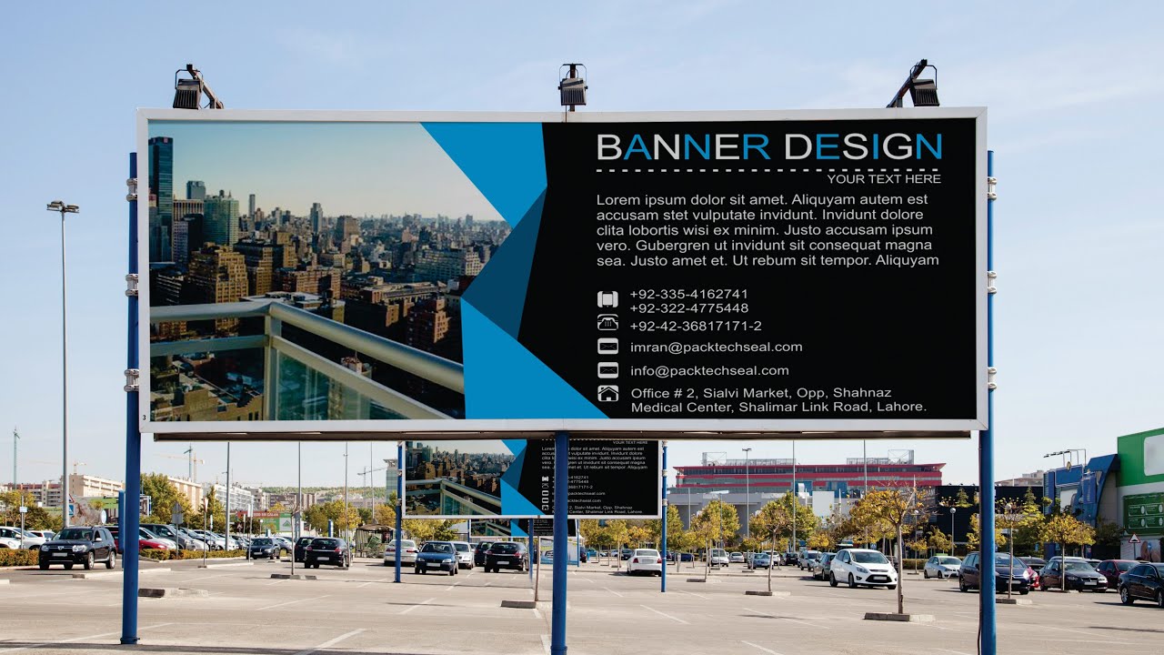 How to Create a Banner Design in Corel Draw x6 - YouTube