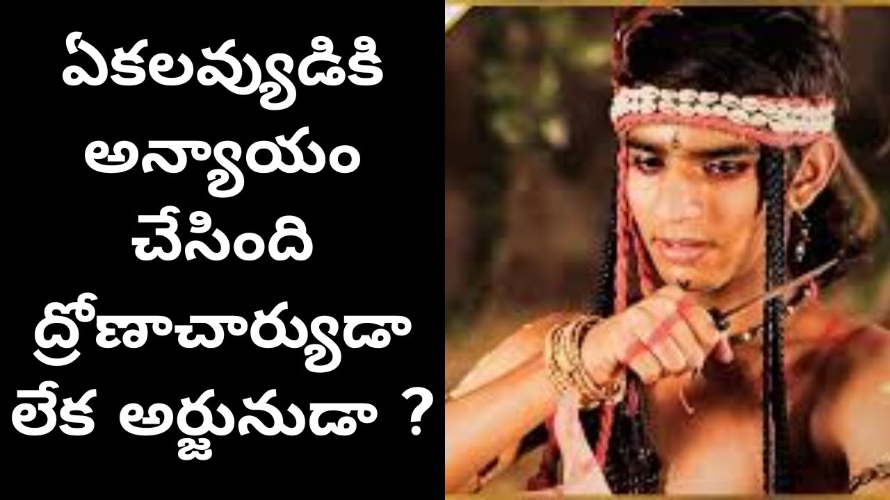 The original story of Ekalavya ....Mahabharata Episode 22. - YouTube