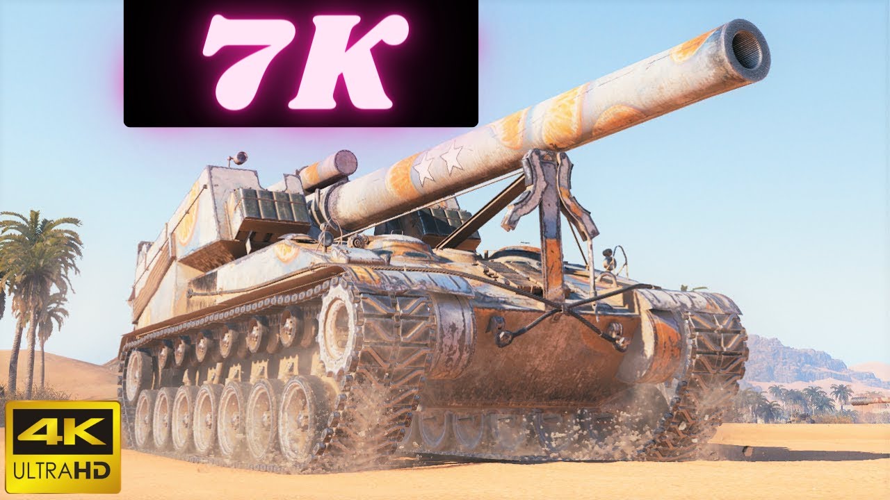 T92 HMC 7K Damage Arty World of Tanks Replays ,WOT tank games - YouTube