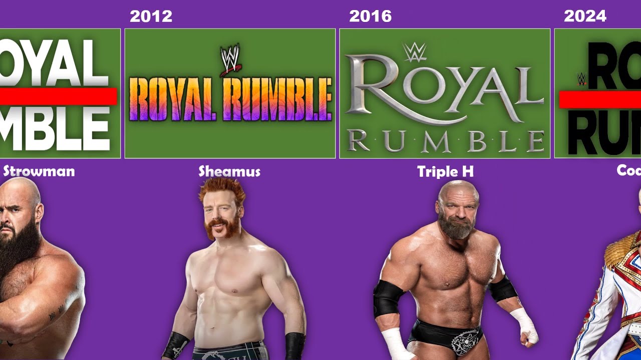 Every WWE Royal Rumble Winner & Logo From 1988 to 2024 - YouTube