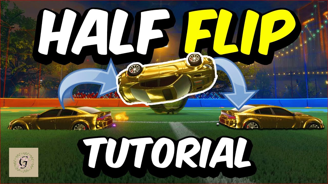 How to HALF FLIP in Rocket League | Half-Flip Tutorial (2023) - YouTube