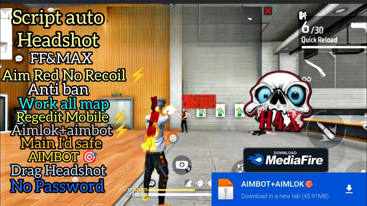 🔥Auto headshot config file free fire aimbot+aimlock | Headshot config ...