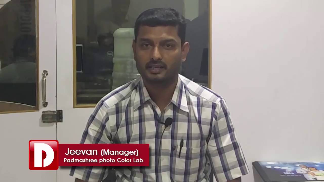 Mr. Jeevan from Padamashree Color Lab - YouTube