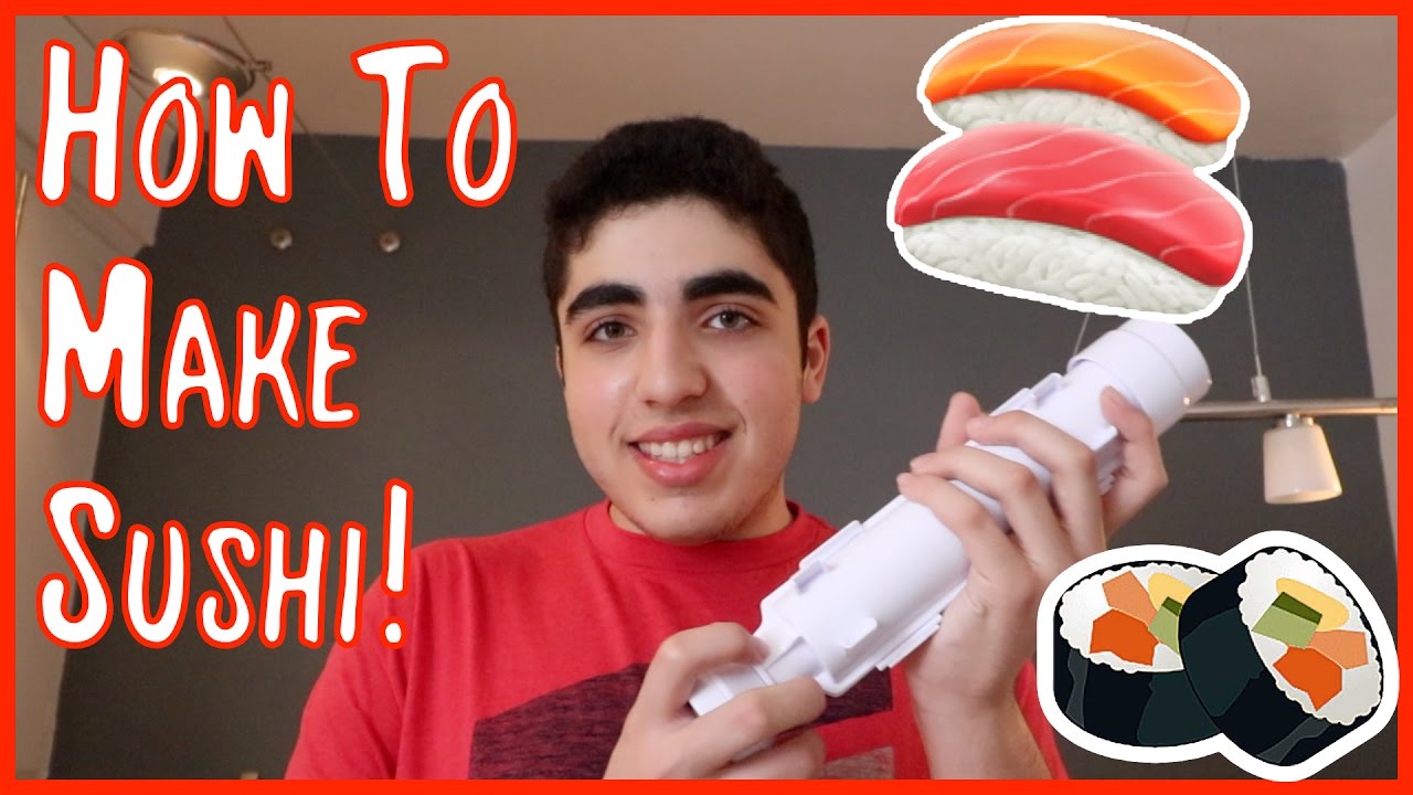 How To Make Sushi With The Sushi Bazooka! | Cooking Tutorial Fail - YouTube