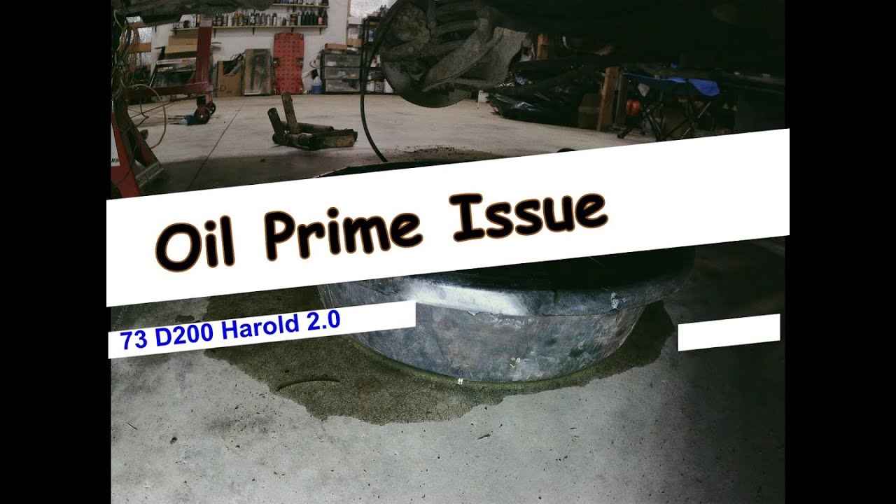 360 Mopar Oil Prime Issue - YouTube