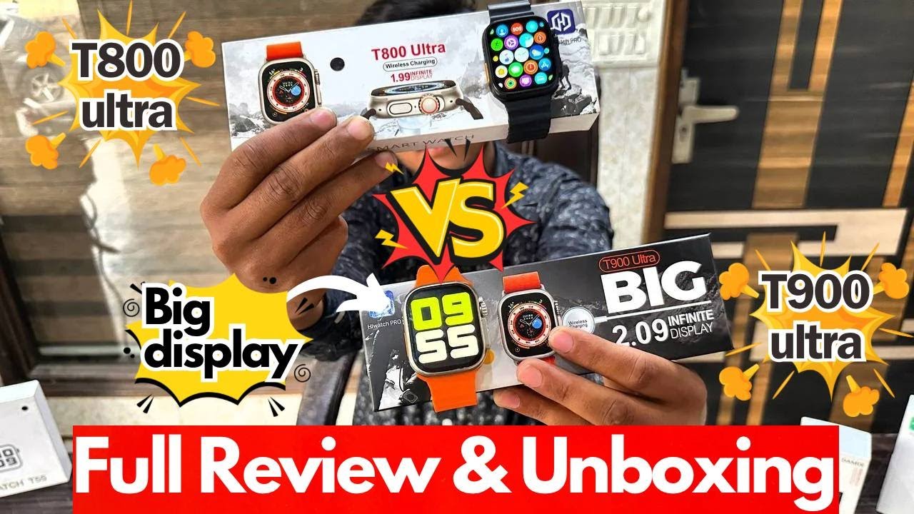 T800 Ultra vs T900 Ultra The Ultimate Smartwatch Review | Which One to ...