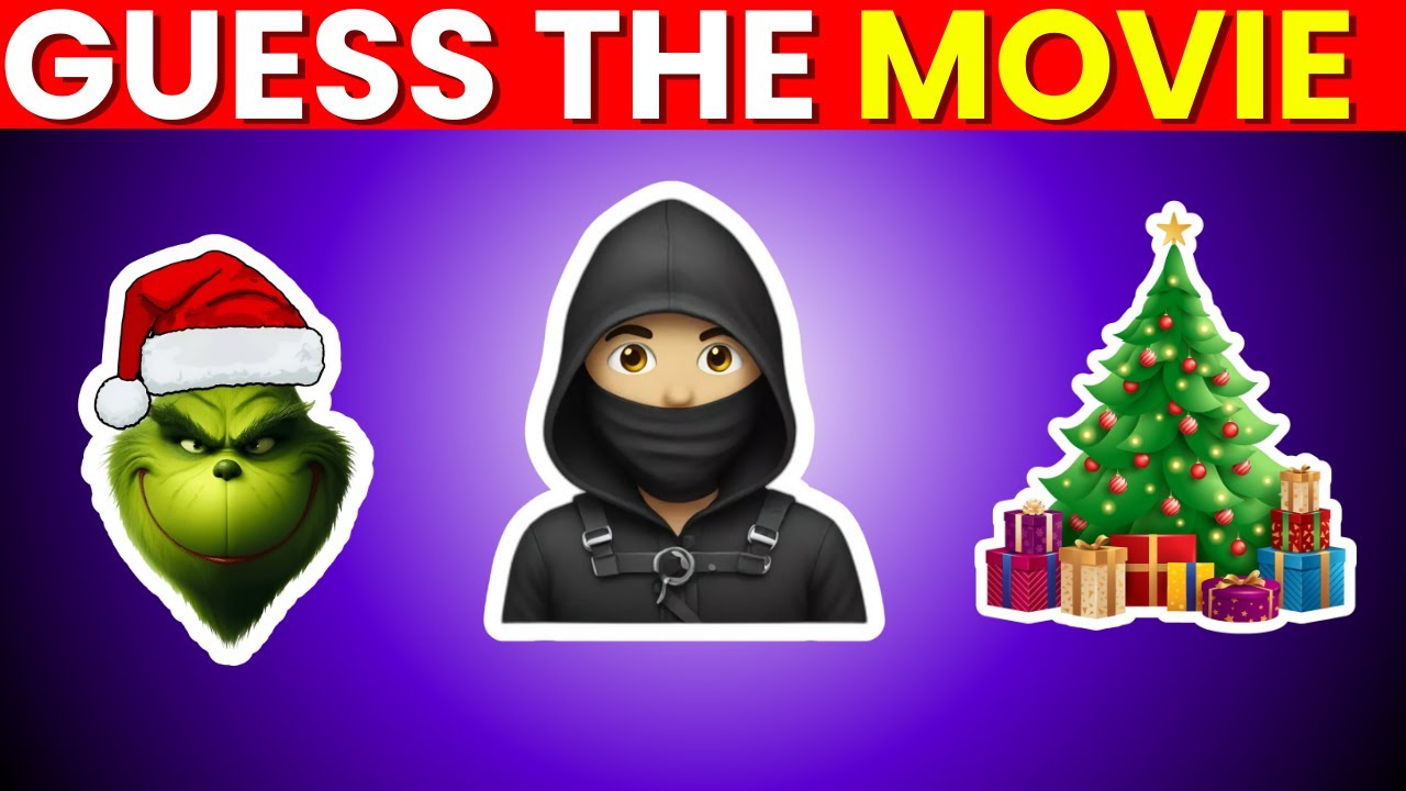 Can You Guess These Christmas Movies By Emoji? Guess the Movie by ...