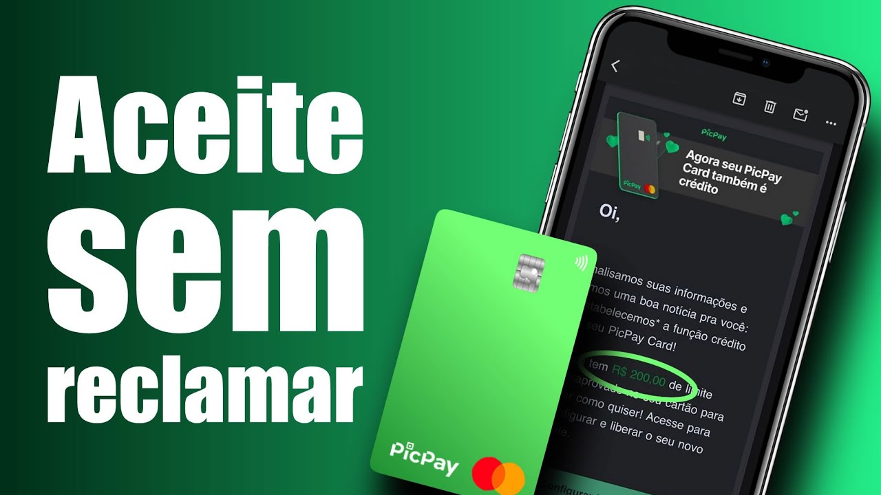 PicPay Card, aprovado, e cliente reclama do limite, deveria aceitar ...