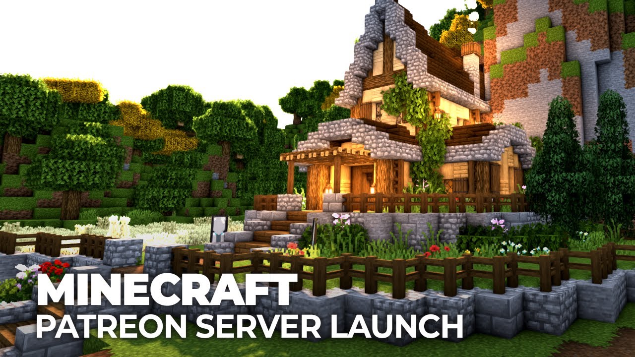 Minecraft: Patreon Server Launch! - Building My Starter House! - YouTube