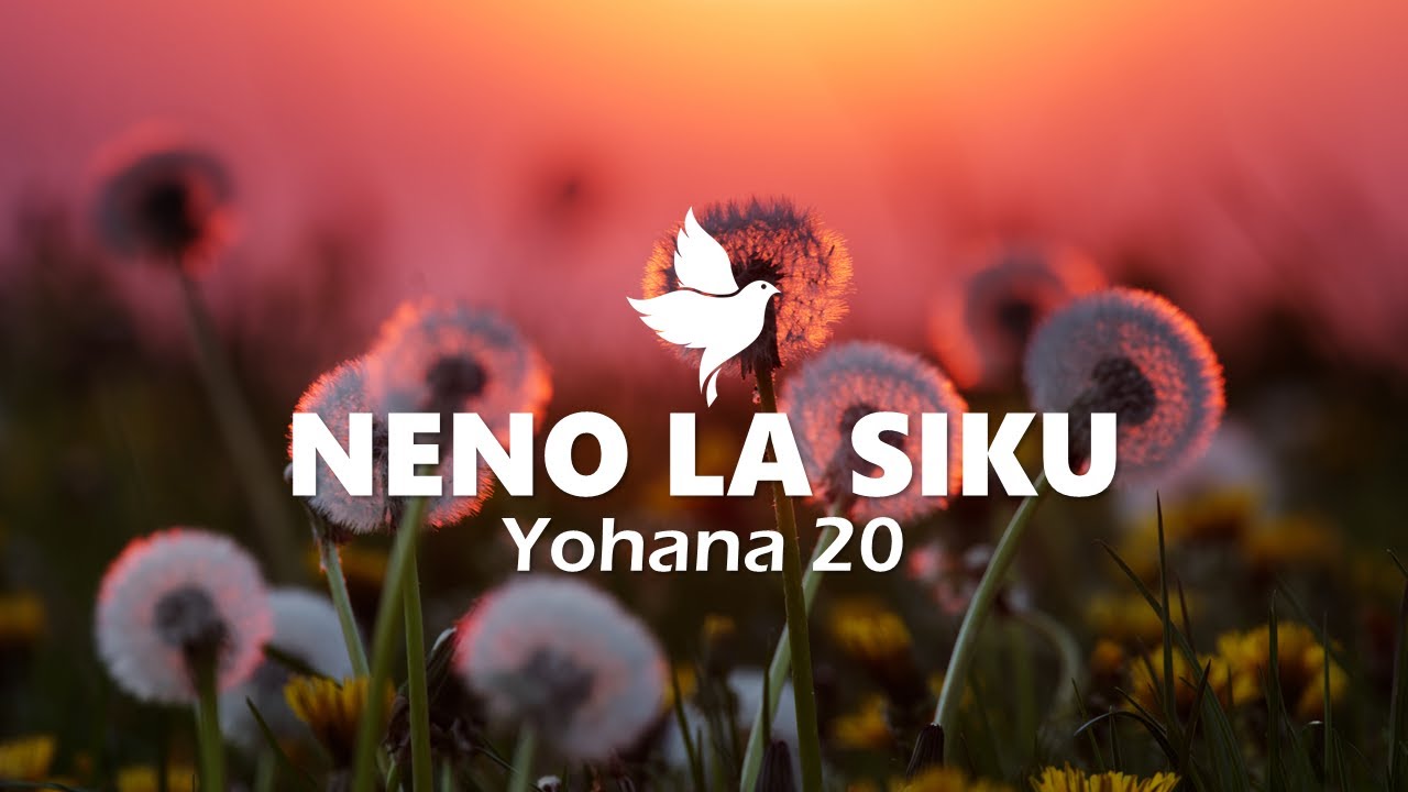 NENO LA SIKU | Yohana 20 | Maombi Ya Kufunguliwa Ufahamu Wa Neno La ...