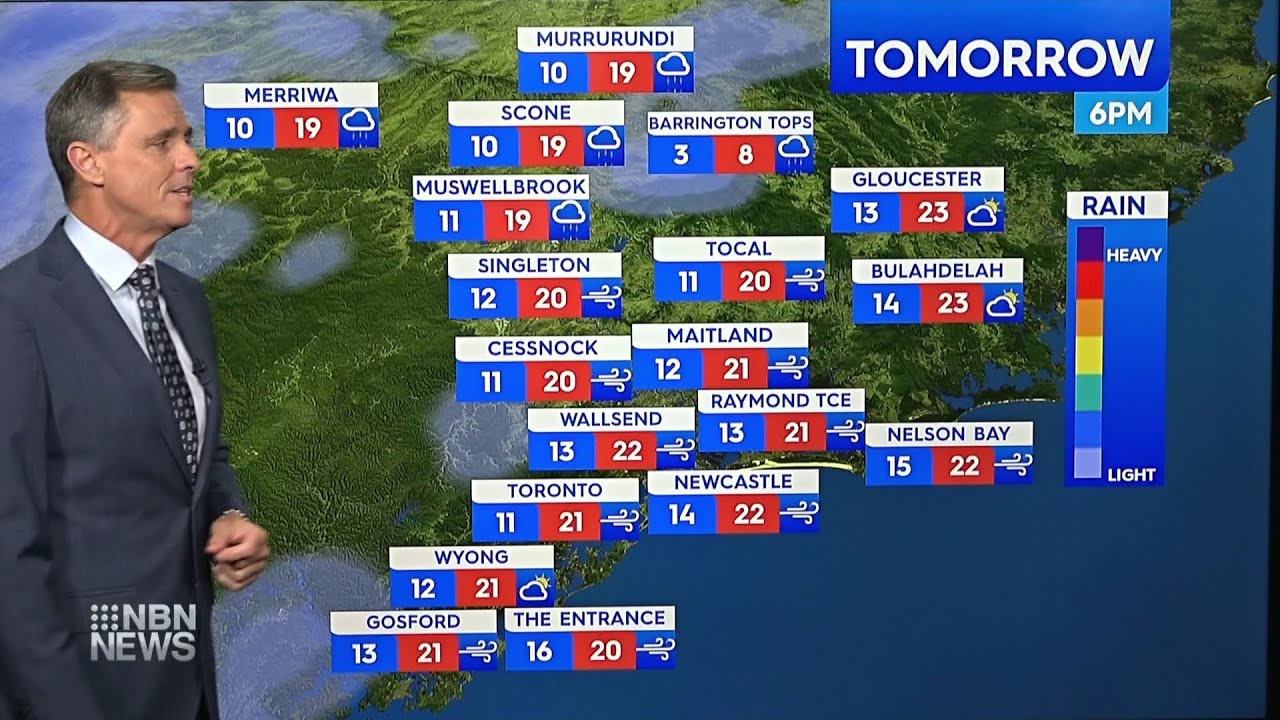 NBN News Newcastle - Weather Update (12/11/2021) - YouTube