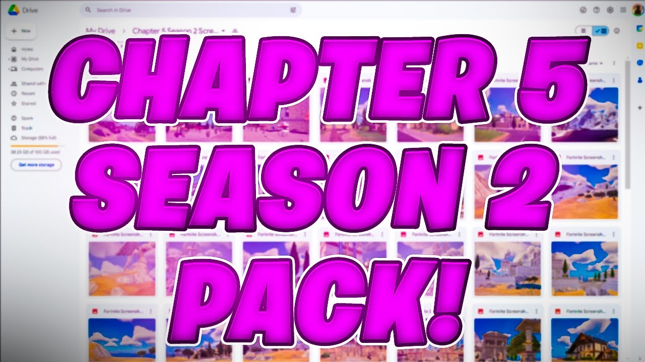 CHAPTER 5 SEASON 2 FORTNITE BACKGROUND PACK *100+ - YouTube