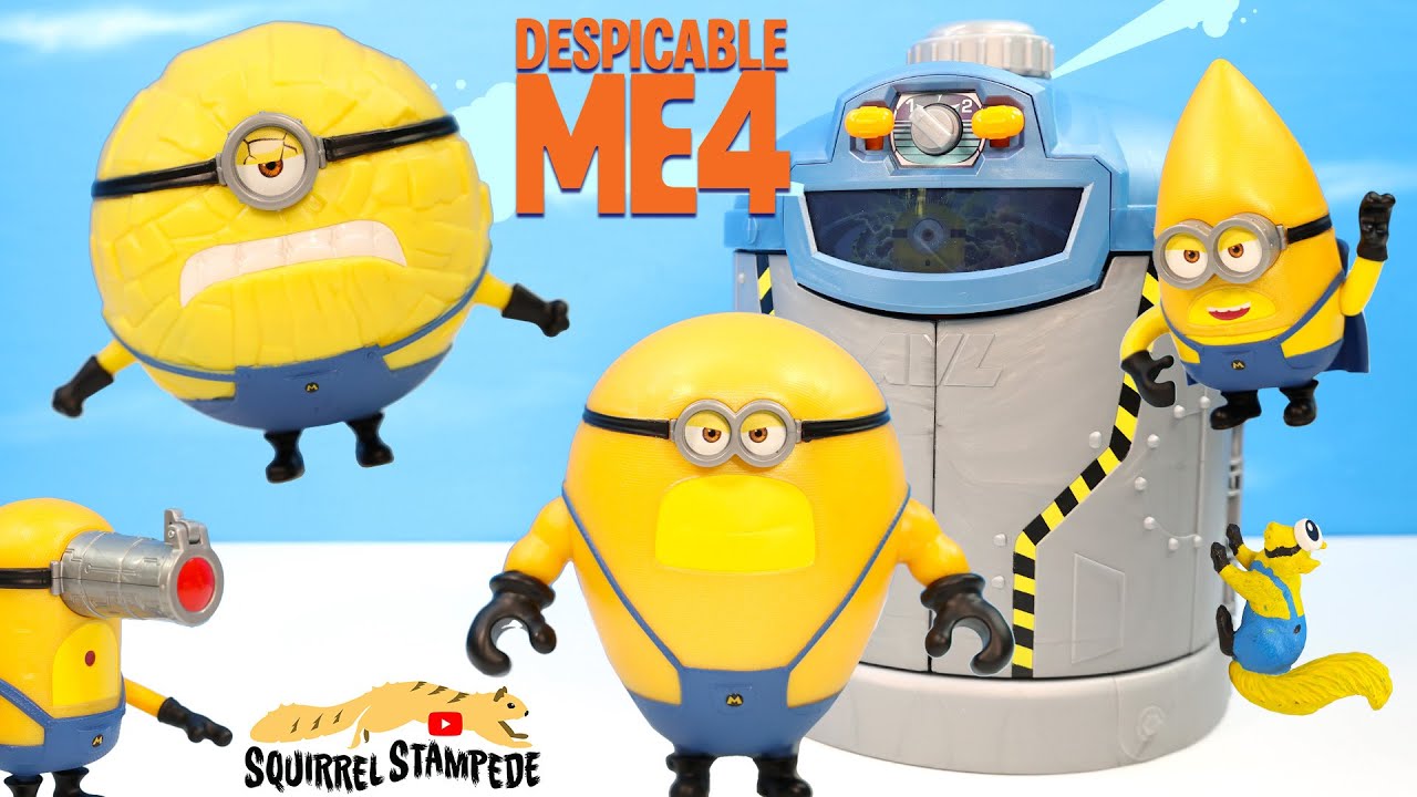 Despicable Me 4 Mega Minions Action Figures Transformation Chamber ...