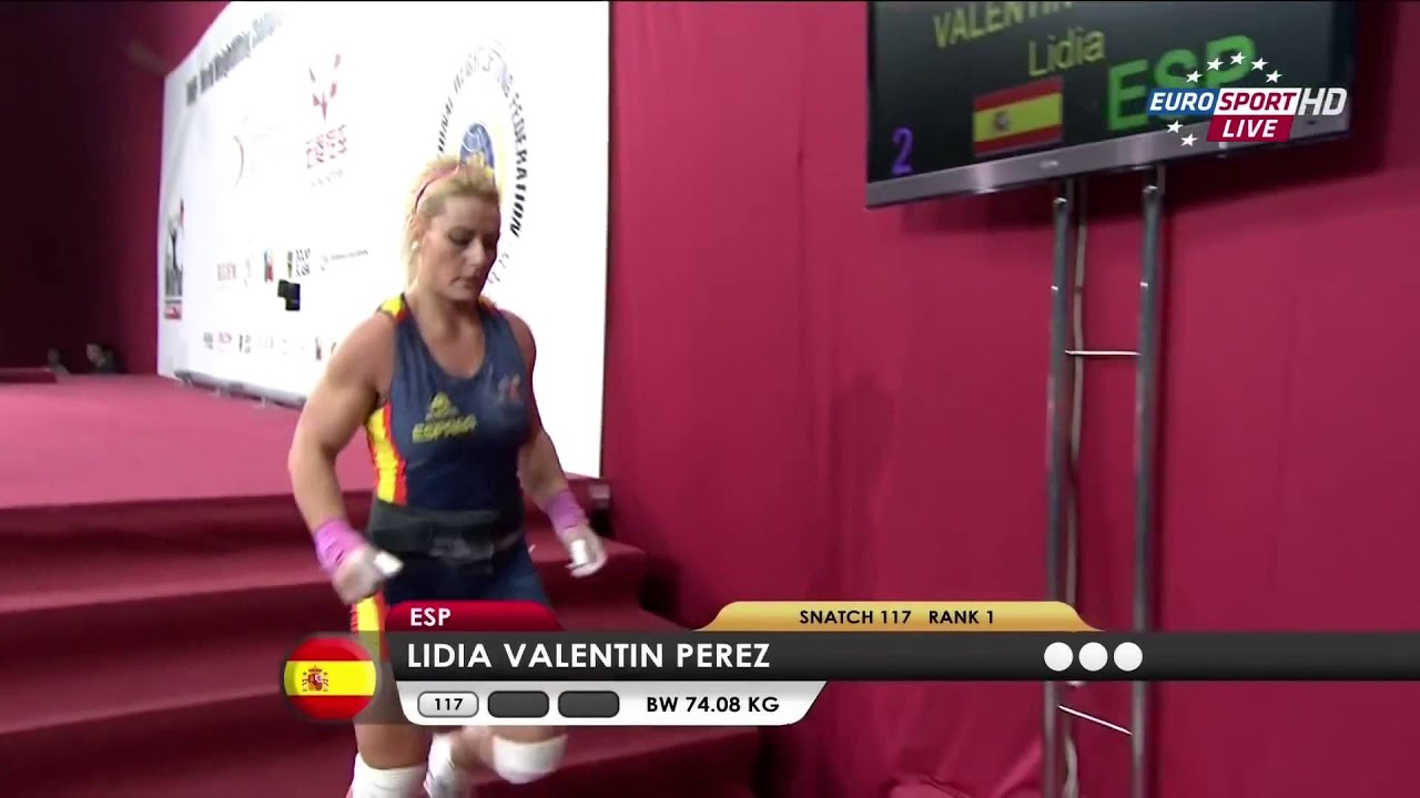 VALENTIN PEREZ Lidia 1s 117 kg cat. 75 World Weightlifting Championship ...