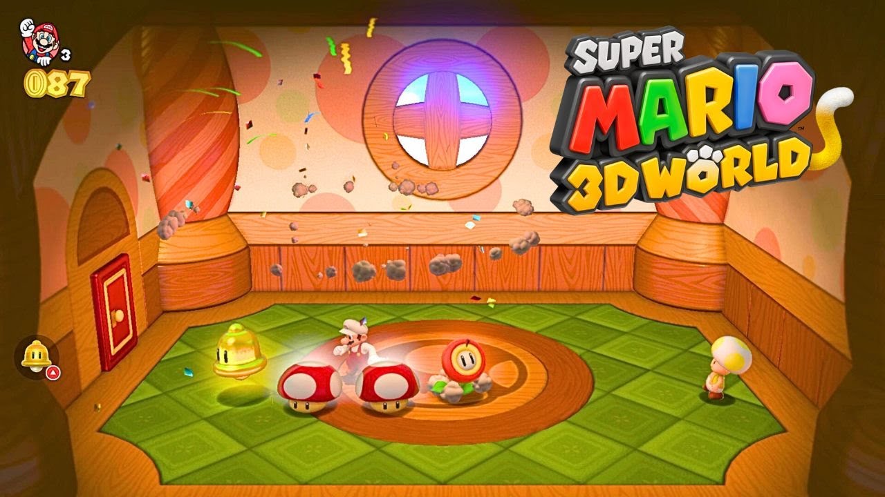 TOAD HOUSE - BONUS STAGE || Super Mario 3D World || Gameplay And ...