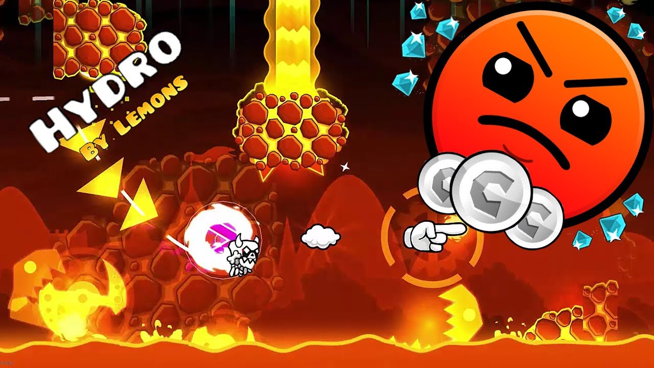 Hydro by Lemons - Geometry Dash (gameplay) - YouTube
