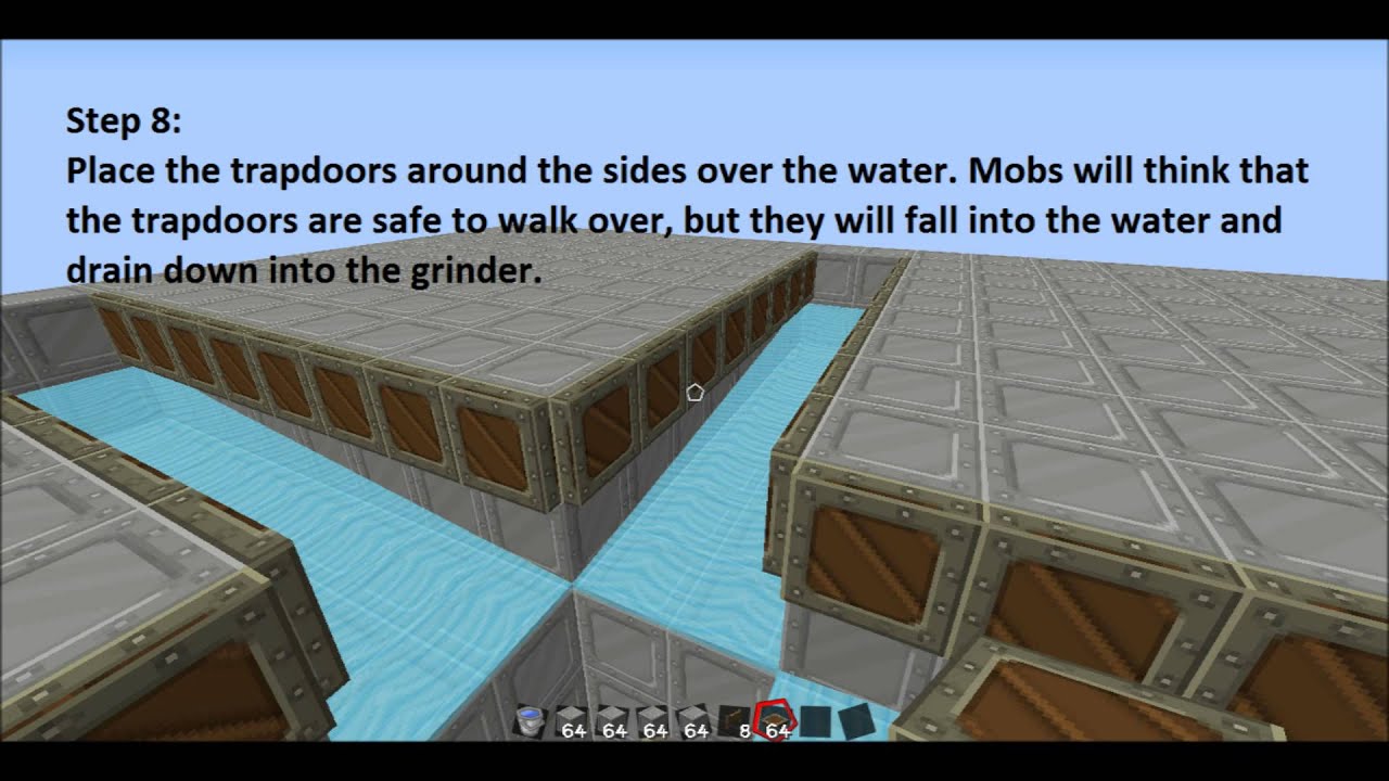 Minecraft: Mob XP Farm/Grinder Tutorial - YouTube