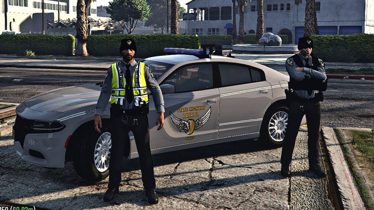CRAZY STATEWIDE PURSUIT!!! | OHIO Highway Patrol | GTA 5 LSPDFR - YouTube