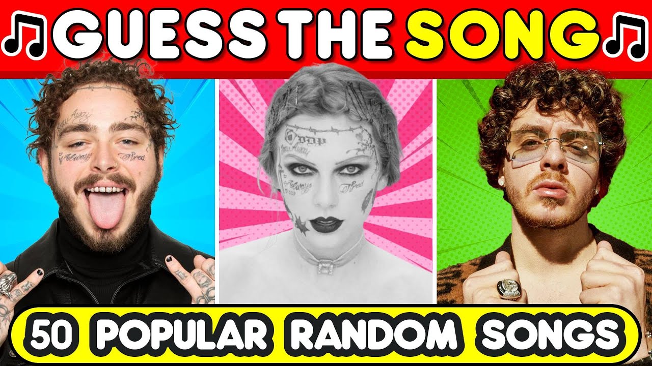 GUESS THE SONG 🎤 | Guess 50 Random Songs🎶 Music Quiz - YouTube