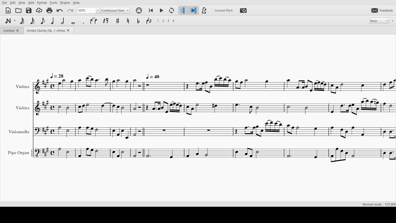 Giuseppe Torelli - Trio Sonata in A major Op.1 No.5 - YouTube