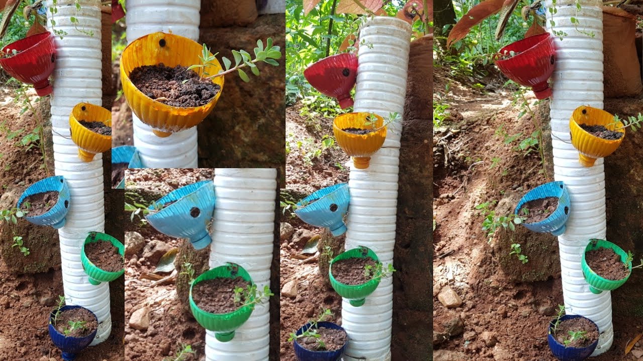 Amazing ideas|plastic bottle flower pot making|How to make verity's ...