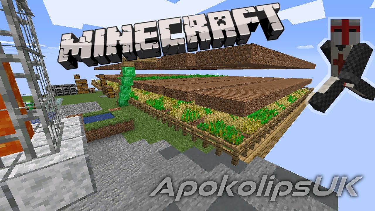 Hypixel Skyblocks. Building the biggest ever wheat farm! - YouTube