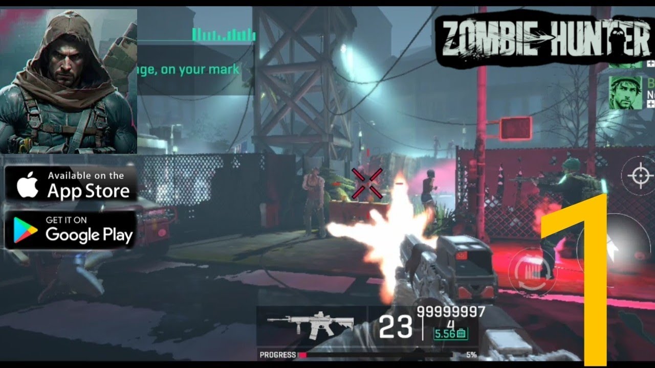 Zombie hunter 2Gameplay Walkthrough Part 1 (ios, Android) - YouTube
