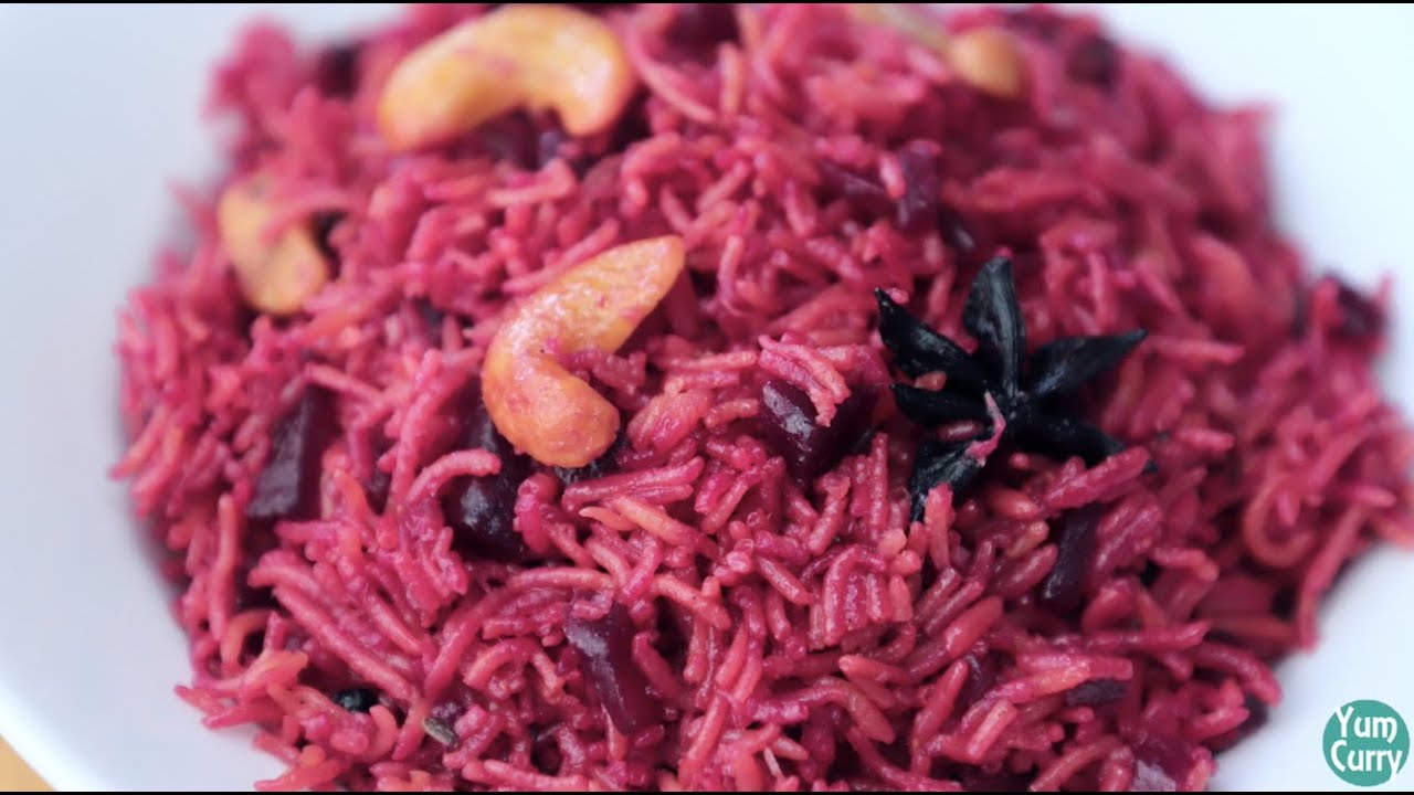 Beetroot Pulao Recipe - Pulao Recipe - Healthy Pulao - YouTube