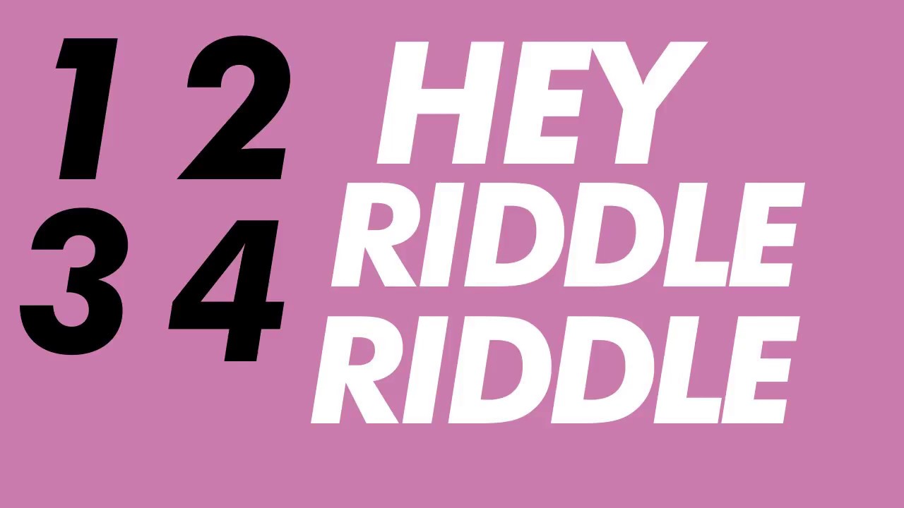 Hey Riddle Riddle Theme Song Kinetic Typography - YouTube