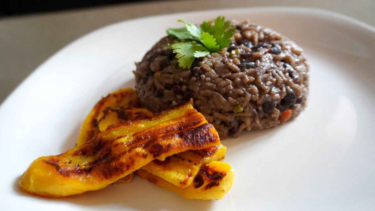 RICE & BEANS / COMIDA CARIBEÑA / RECETAS COSTARRICENSES - YouTube