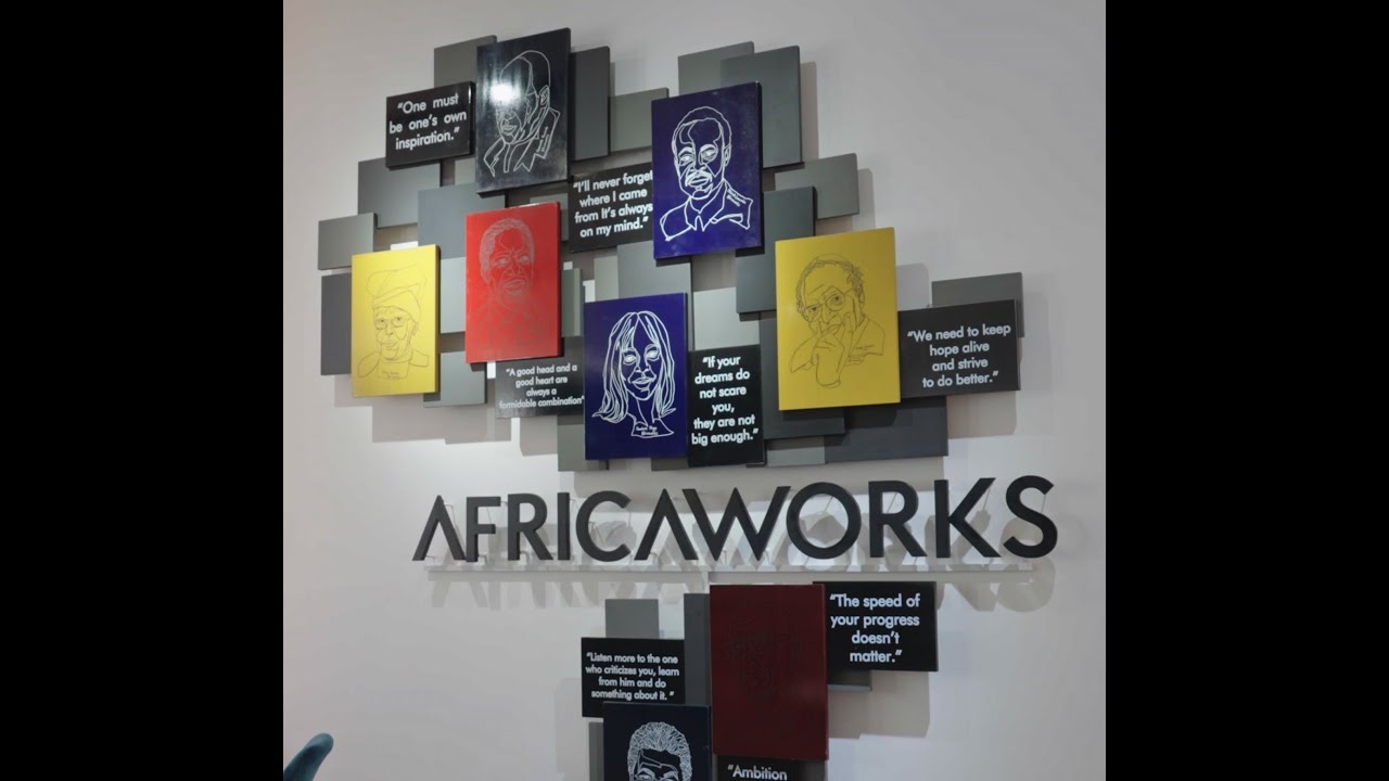 Africa Works shared working space - YouTube