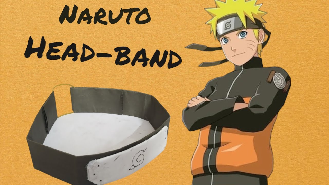 How to make Naruto head-band out of paper - YouTube