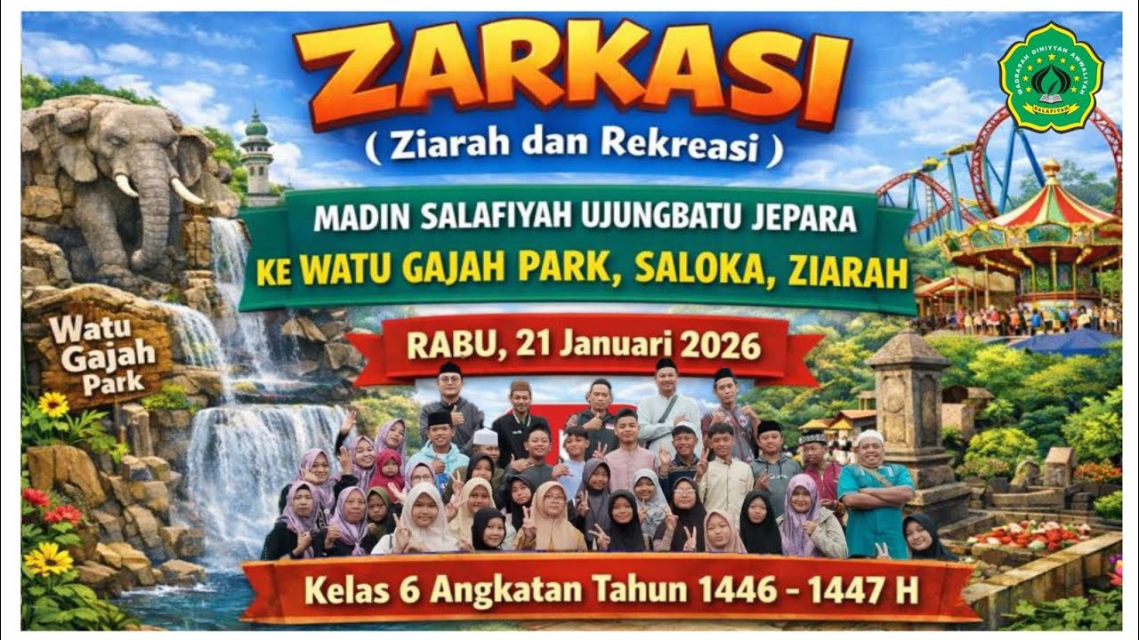 Zarkasi Madin Ula Salafiyah Ujungbatu Jepara Angkatan 1446 - 1447 H ...