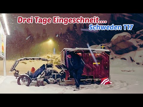 Drei Tage Eingeschneit/Örnsköldsvik/Winter Tour Schweden 