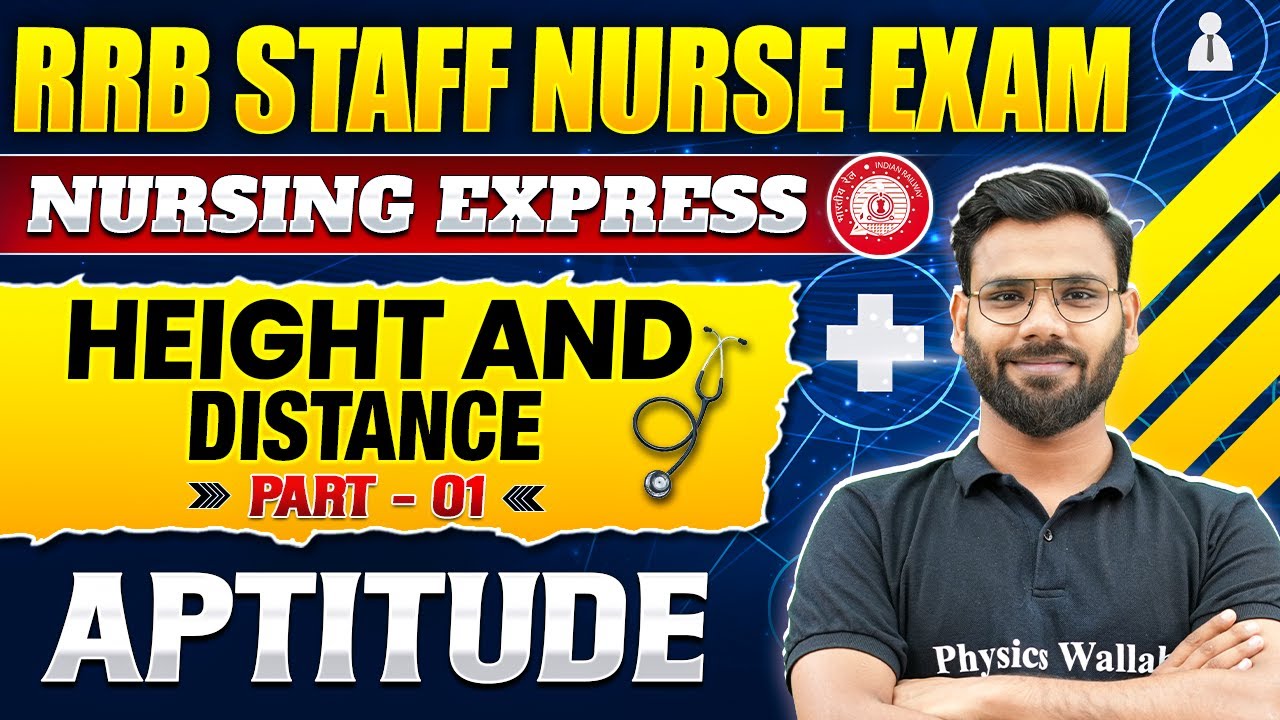 Height and Distance | Aptitude | Part-1 | RRB Staff Nurse Exam 2024 ...
