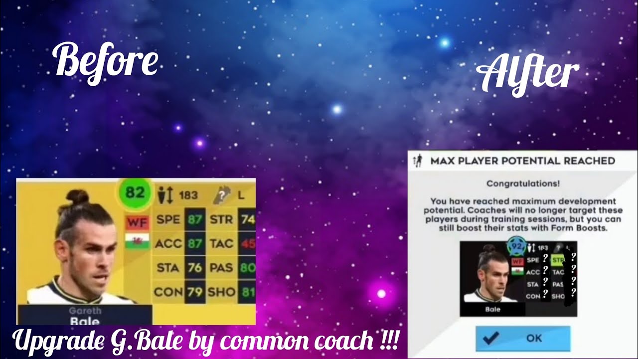 DLS2021 | Upgrade Gareth Bale by common coaches !!! - YouTube
