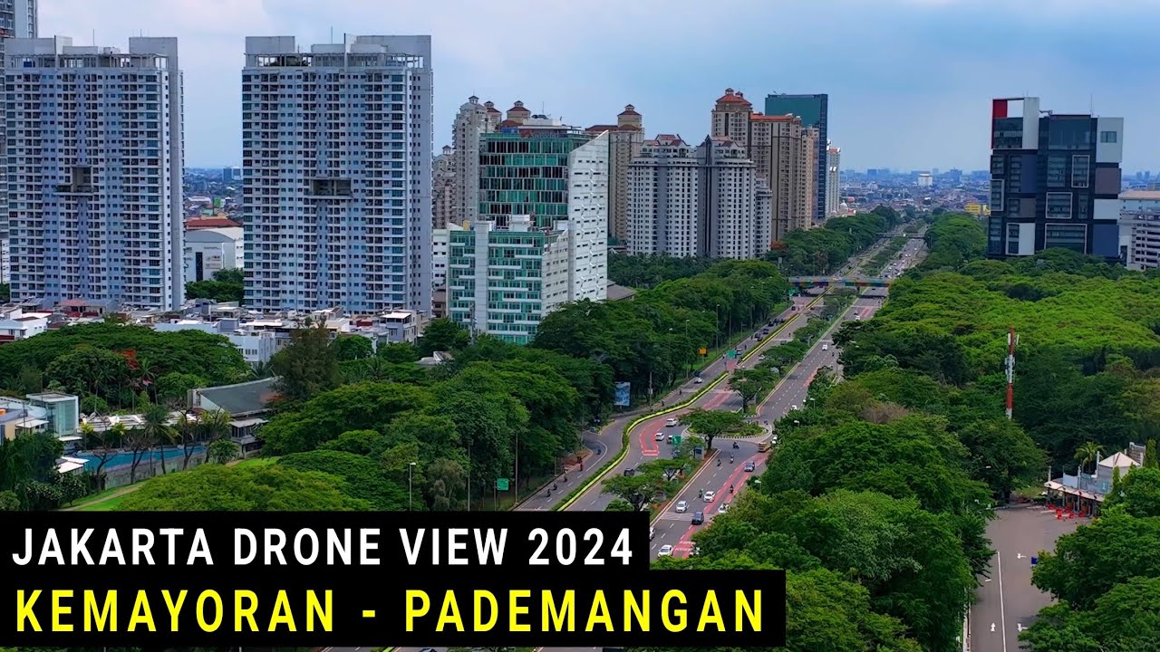 Drone View Jakarta 2024, Kemayoran - Pademangan Terbaru - YouTube
