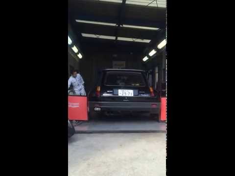 Renault 5turbo2 Power check by Dyna Pack  Apr.2014