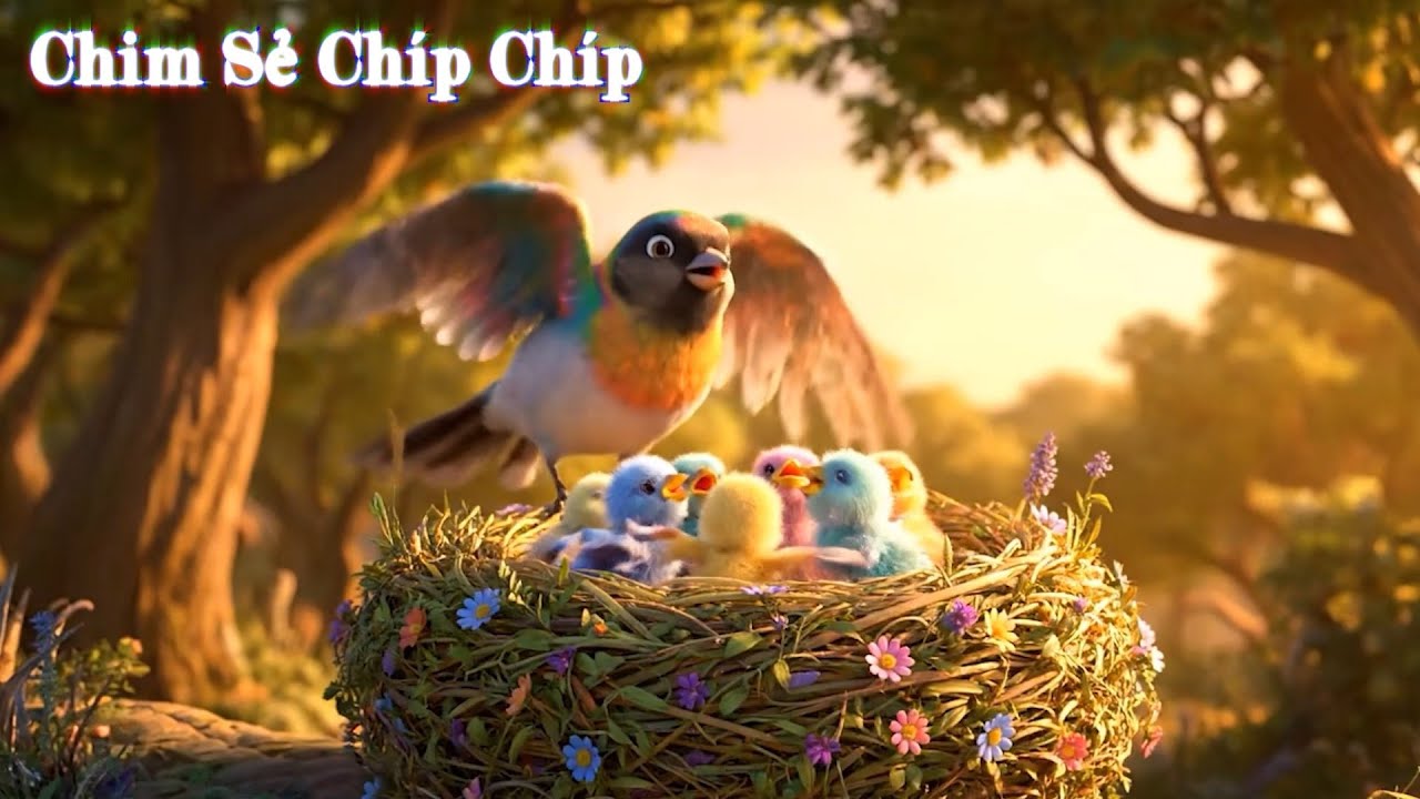Chim Sẻ Chíp Chíp 3 | TQA | Nhạc Thiếu Nhi AI | Nhạc Học Sinh | Nhạc ...