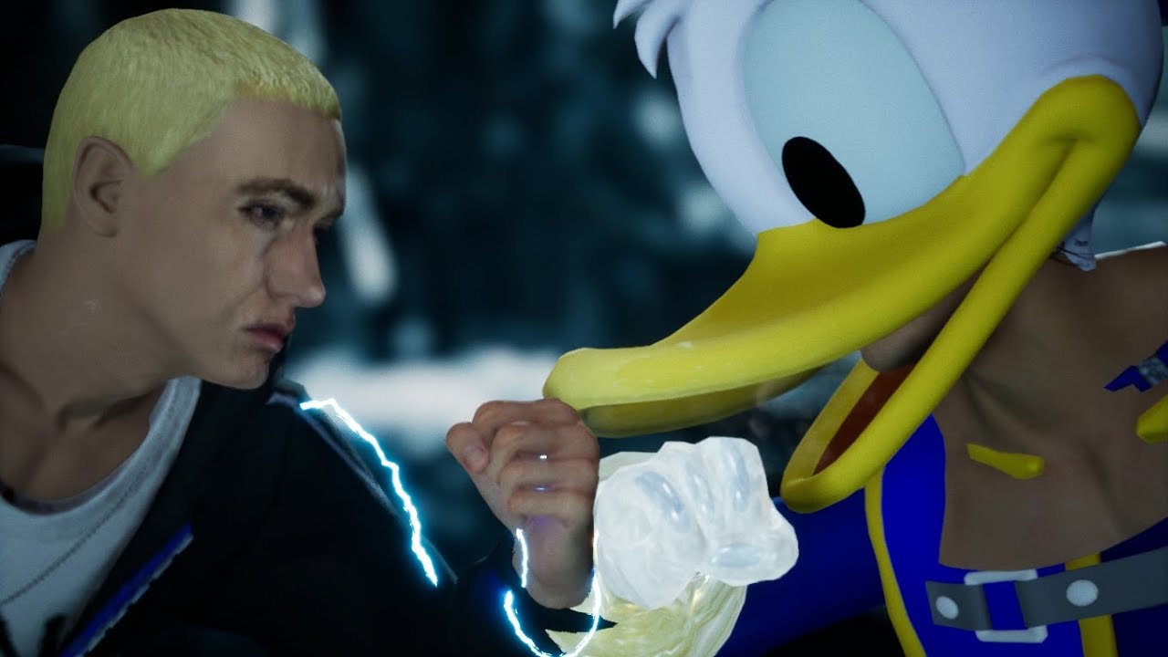 Mortal Kombat 1 - Eminem Vs Donald Duck - Very Hard - YouTube