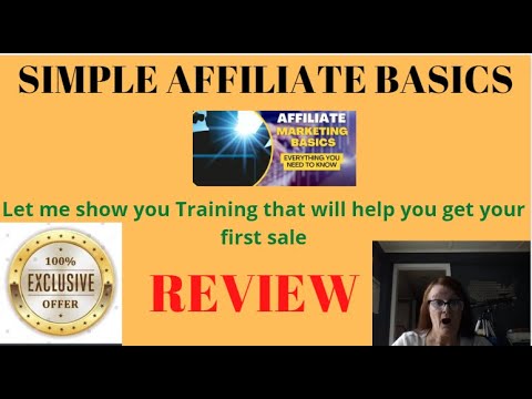 Simple Affiliate Basics Review😊Let Me Show You Training That Will Help ...