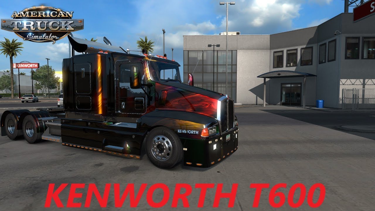 American Truck Simulator Kenworth T600 Shaneke Game - YouTube