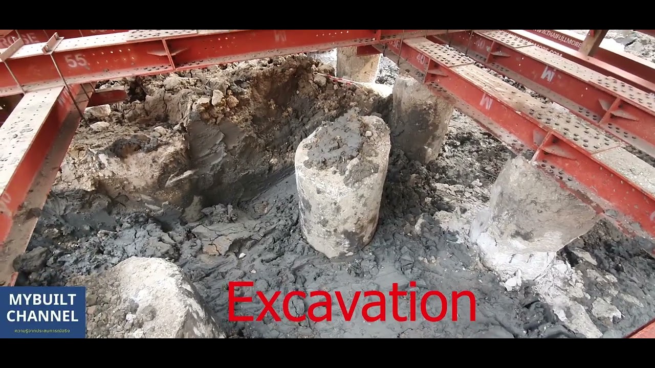 Excavation and Bracing - YouTube