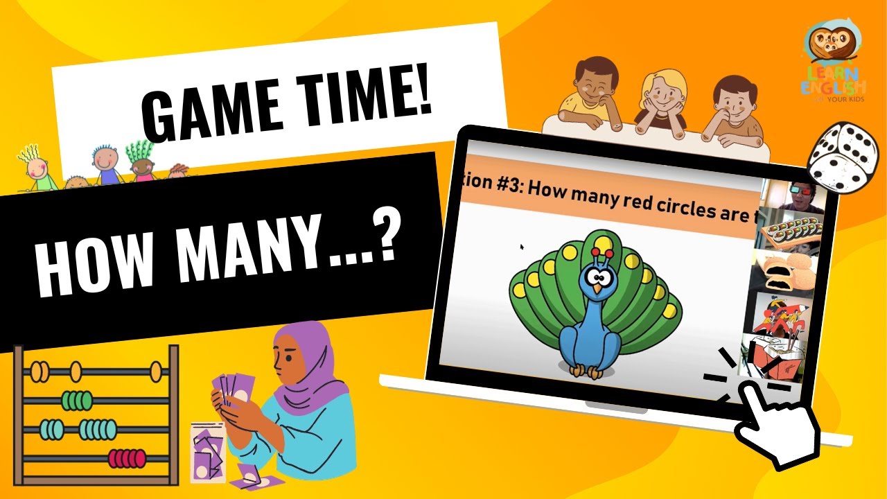 Interactive Games to Teach English || How Many . . . ? || Quiz Game ...