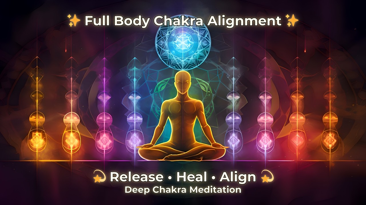 Chakra Alignment for Women 🌸 396Hz & 639Hz Deep Full Body Meditation ...