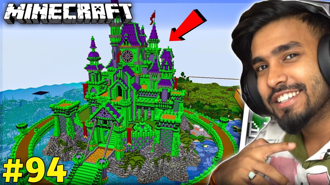 TECHNO GAMERZ BUILD A EMERALD CASTLE IN MINECRAFT | TECHNO GAMERZ I ...