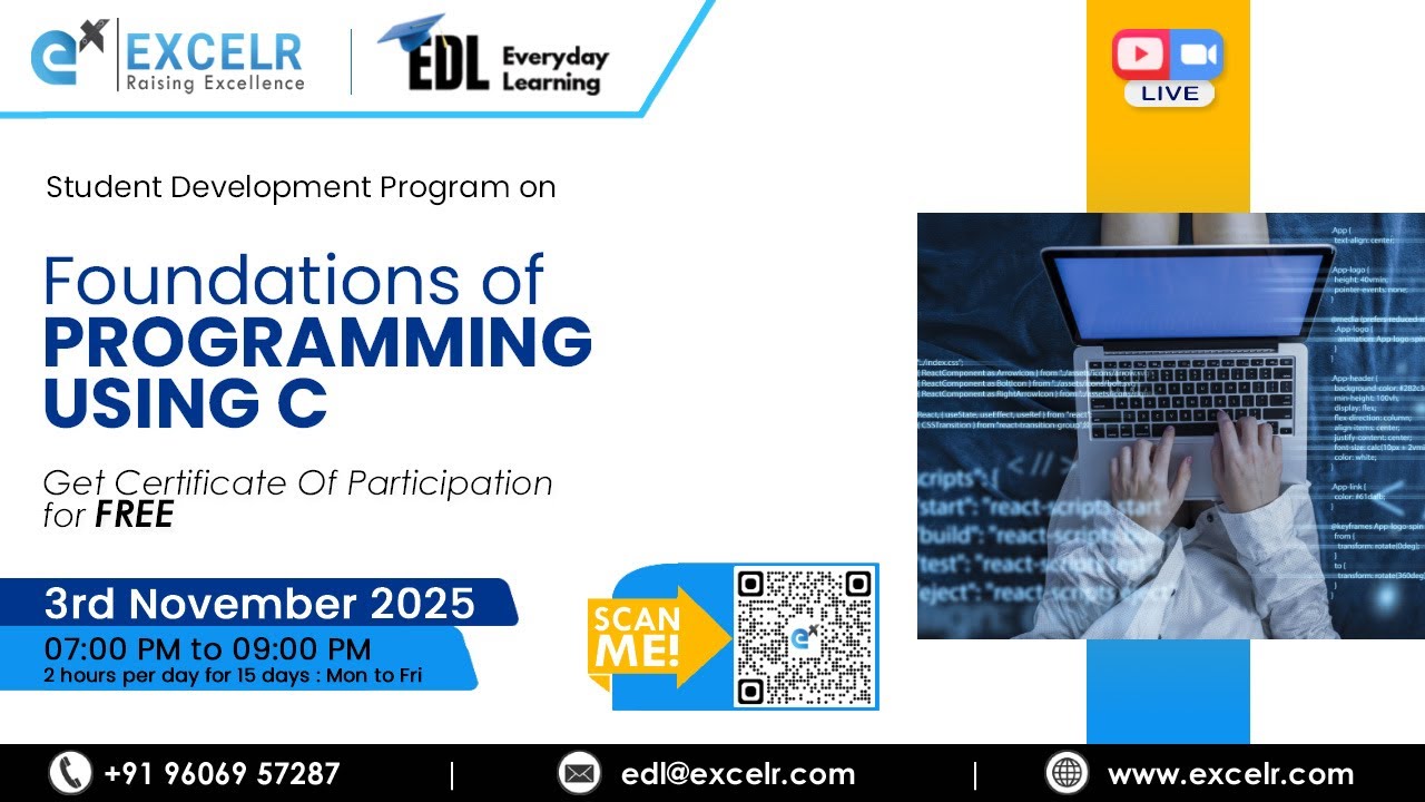 SDP on Foundations of Programming using C Day 4 - YouTube