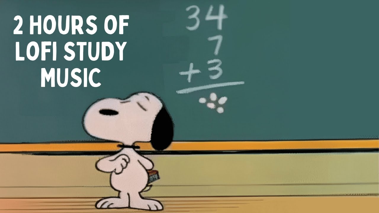 🎧 Study with Snoopy! ☕ 2 Hours Lofi Beats - YouTube